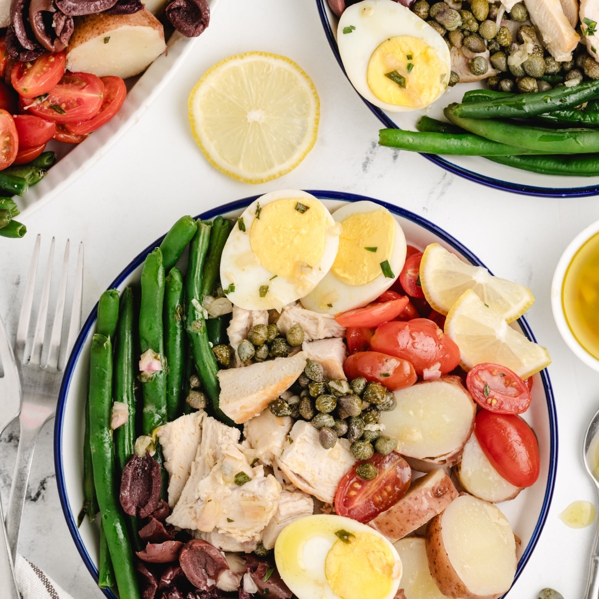 Chicken Niçoise Salad - Noble Pig