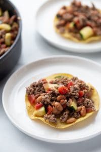 Chipotle Beef Tostadas