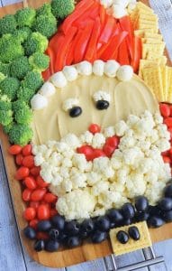 Santa Snack Board