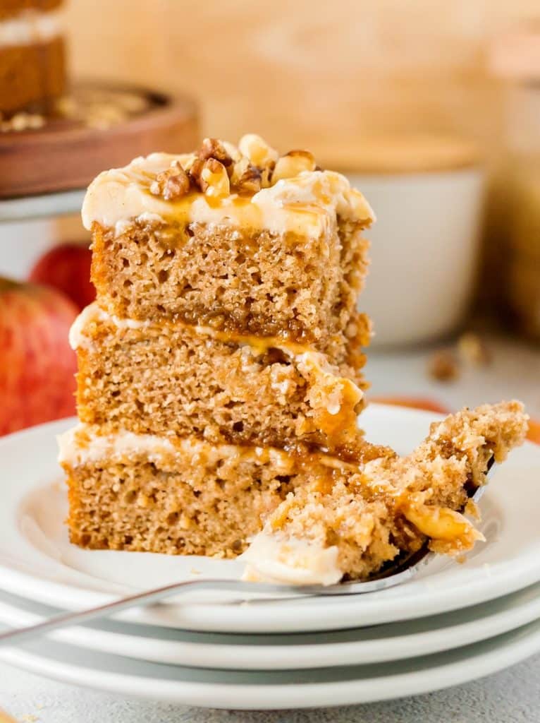 Caramel Apple Layer Cake | Noble Pig