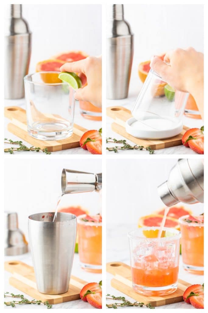 Strawberry Grapefruit Paloma