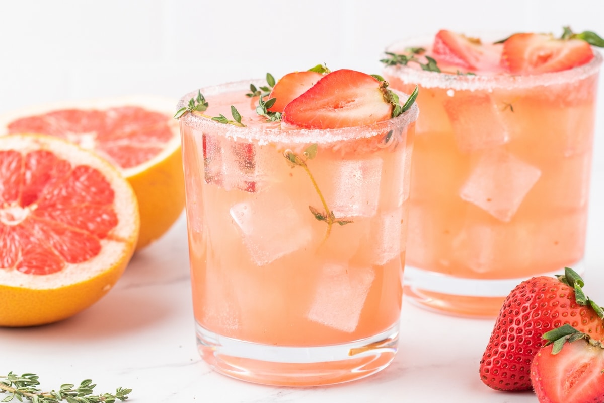 Strawberry Grapefruit Paloma
