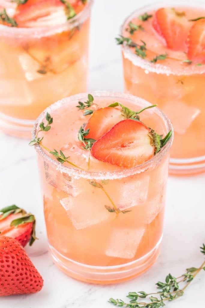Strawberry Grapefruit Paloma