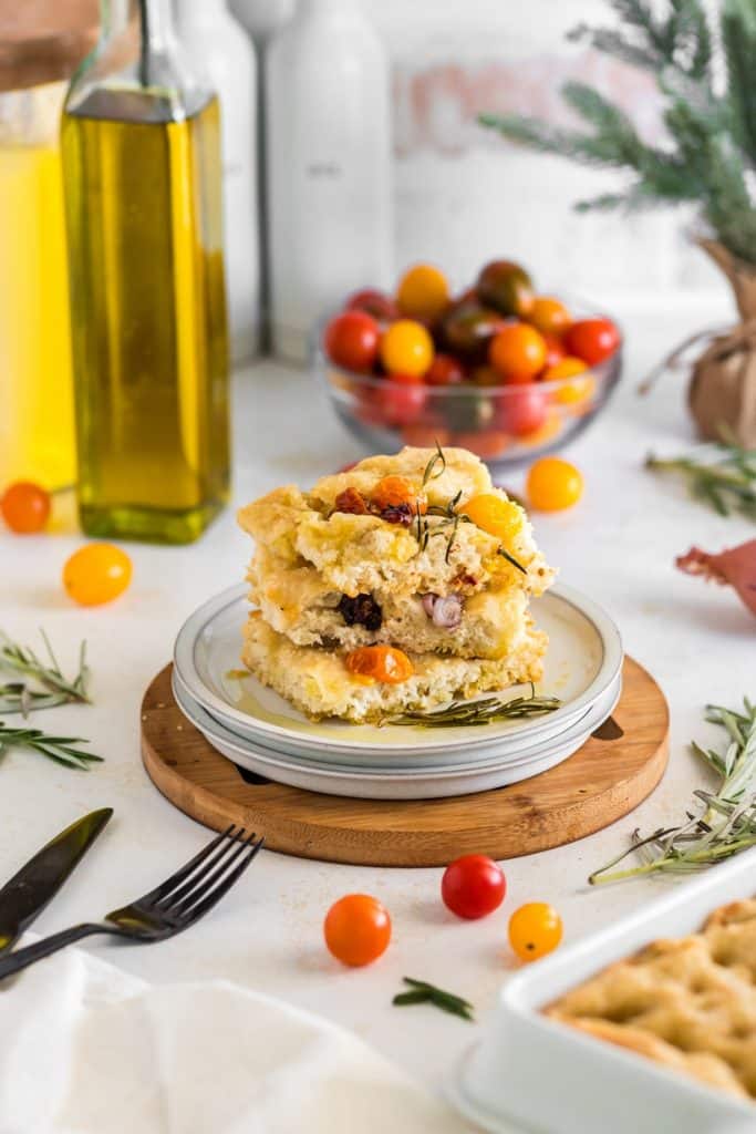 Christmas Tree Focaccia Bread