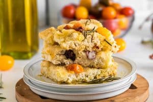Christmas Tree Focaccia Bread