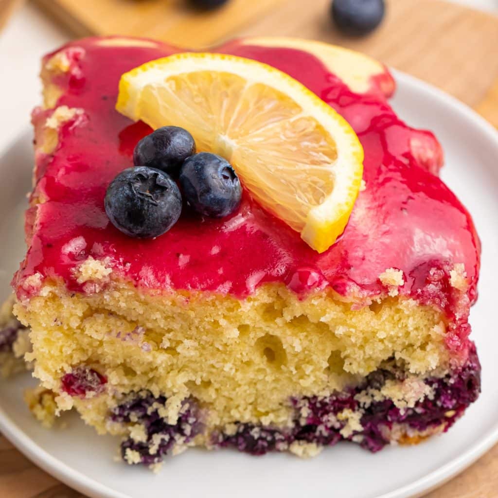Blueberry Lemon Cake - Noble Pig