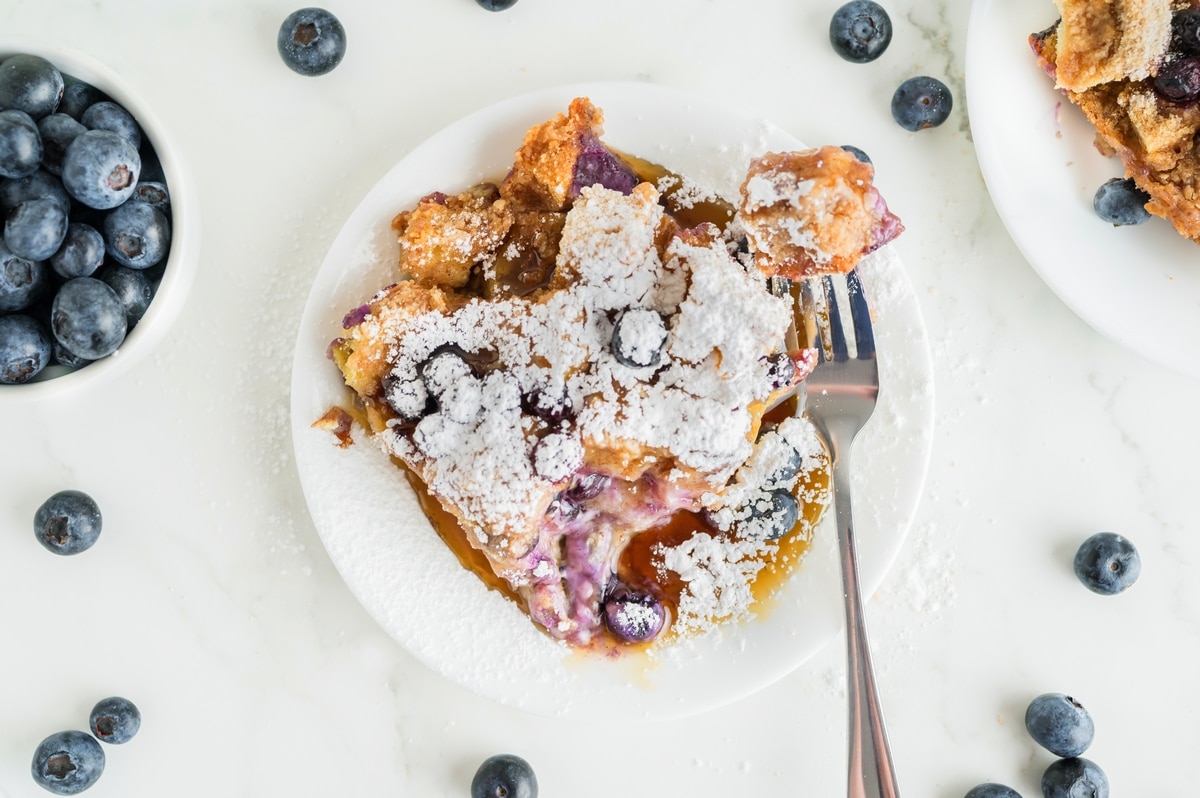 Blueberry French Toast Casserole - Noble Pig