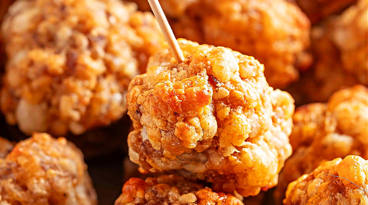 Sausage Balls (Smoked Cheddar & Chipotle) | Noble Pig